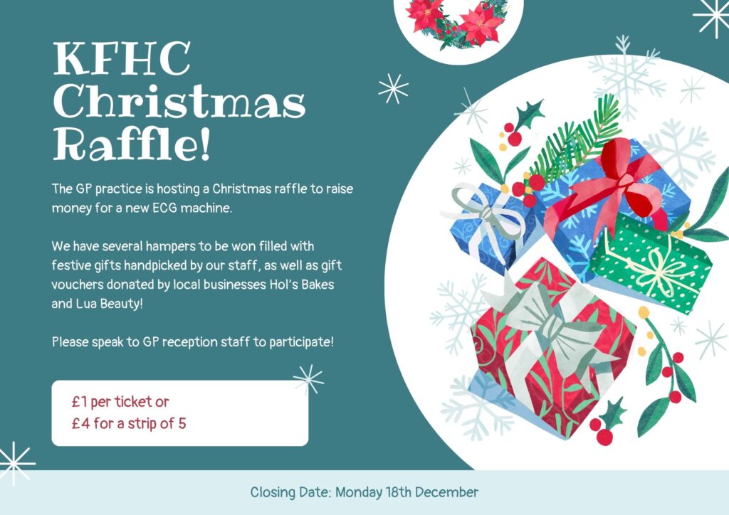 Christmas Raffle 2023 – Kelvedon & Feering Health Centre